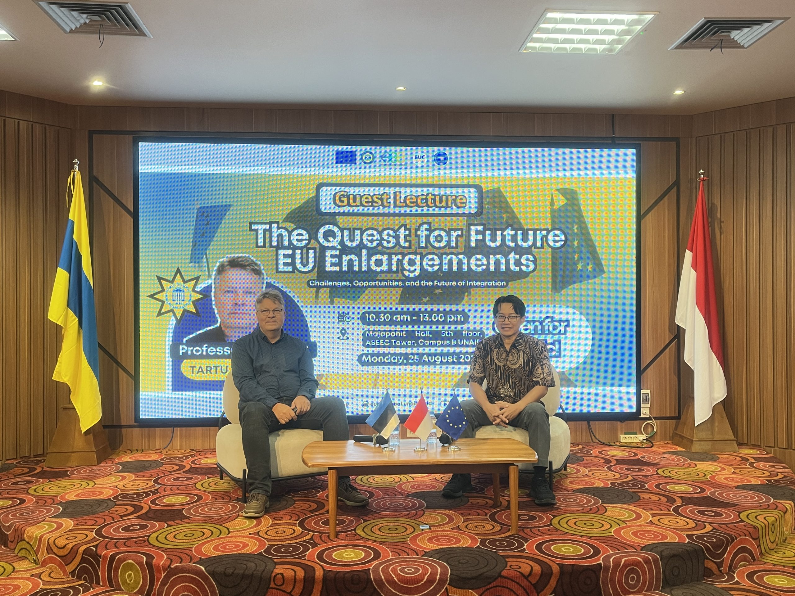 EUC UNAIR Hosts Guest Lecture on the Future of EU Enlargement with Prof ...